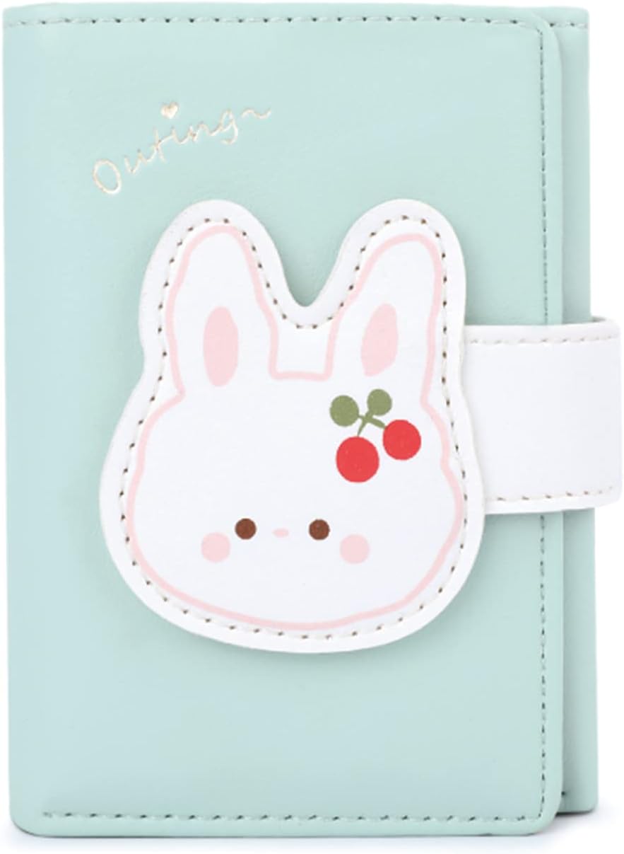 Amazon.com: MOZXIRZ Women Girls Wallet Cute Rabbit Tri-Fold Wallet PU ...