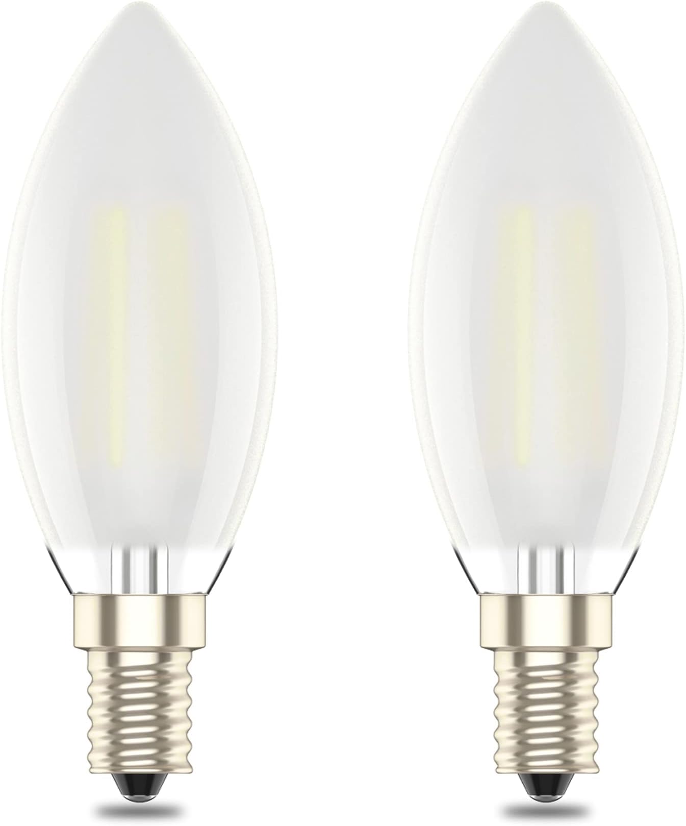 E14 Dimmable Led Candle Bulb,Cool White,4w Equivalent 40w, SES Small ...