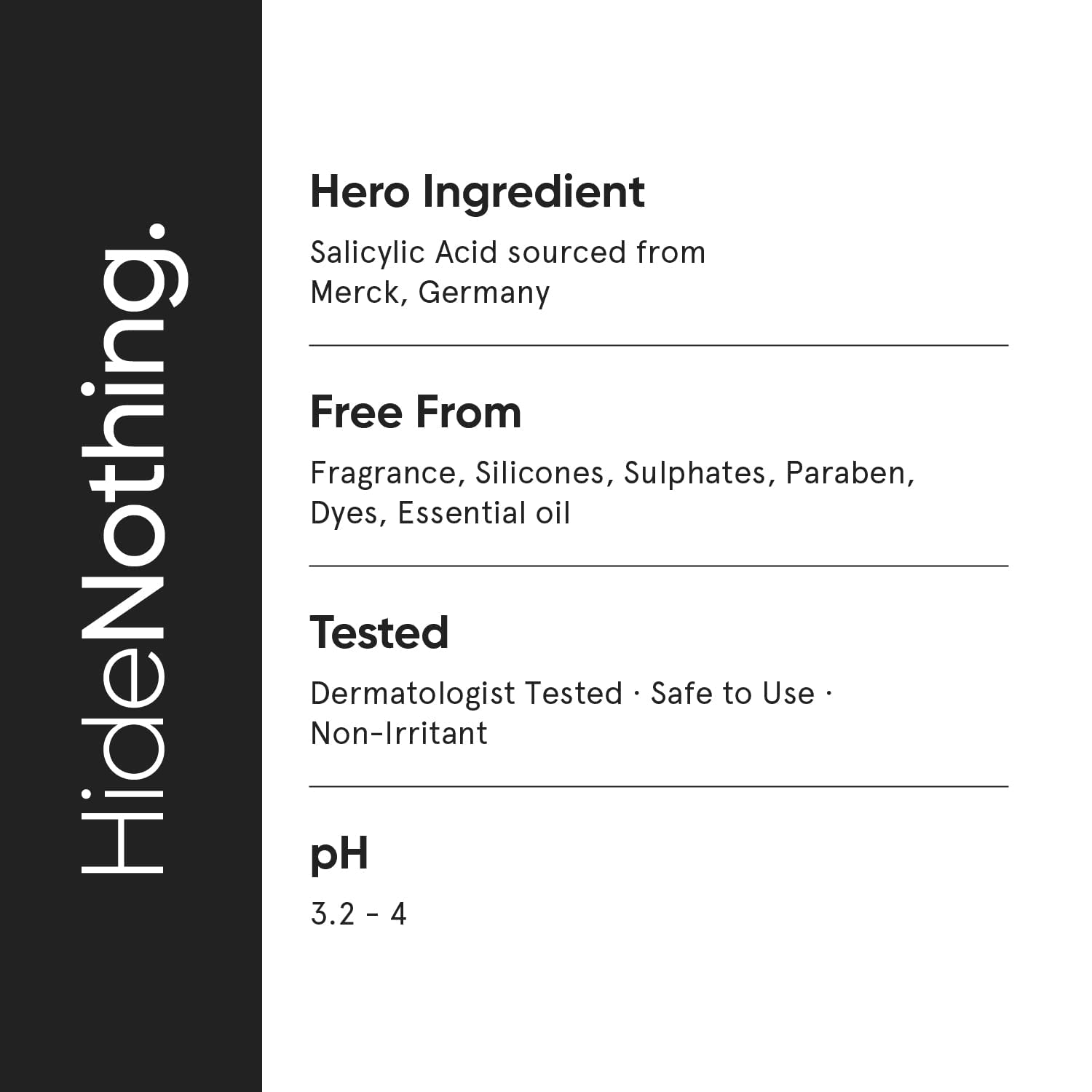 FORESKIN Minimalist 2% Salicylic Acid Serum For Acne, Blackheads & Open ...