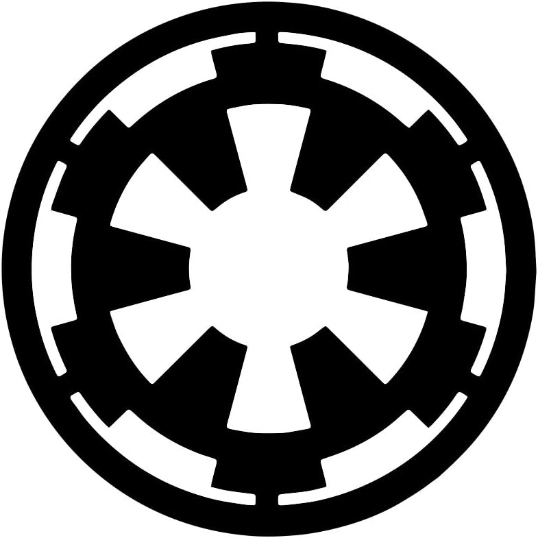 Amazon.com: Galactic Empire Sticker Decal Notebook Car Laptop 5" x 5" (Black) : Automotive