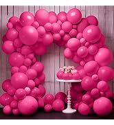 Amazon.com: KatchOn, Pink and Silver Balloon Arch Kit - 18 inch, Pack ...