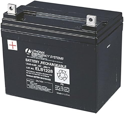 Amazon.com: Lithonia Lighting ELB 1228 Lead Calcium Replacement Battery ...