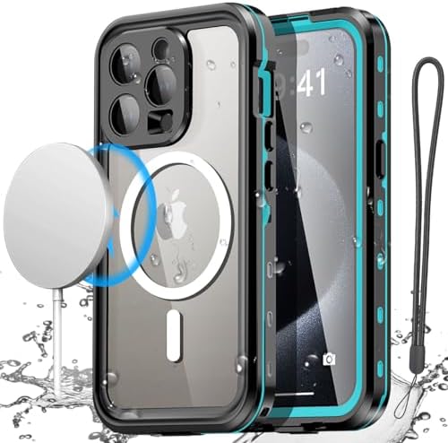 Amazon.com: AICase Waterproof Case for iPhone 15 Pro Max(6.7") with ...