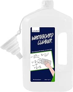 loukin Non-Toxic Whiteboard Cleaner, 1 Gallon (128oz) Dry-Erase Board ...
