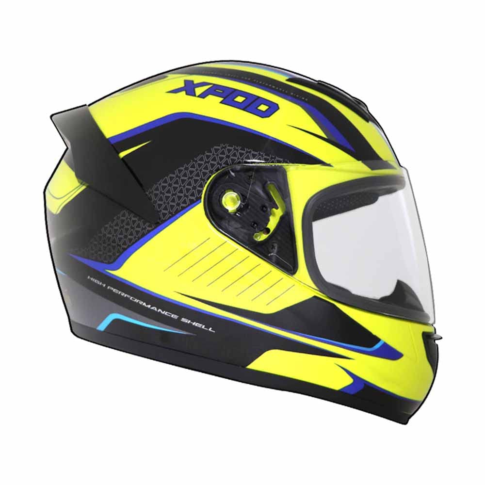 TVS XPOD Aerodynamic Helmet for Men-ISI Certified, Ultrawide Visor ...