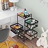 Amazon.com: xinyourui Rotating Kitchen Storage Rack，Bathroom Shelf ...