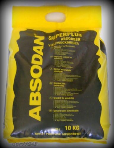 ABSODAN ÖLBINDEMITTEL 10kg = 20 LITER SACK WERKSTATT ÖL SCHMUTZ ...