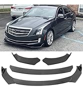 Amazon.com: DREAMOTOR Front Bumper Lip Spoiler, Car Universal ...