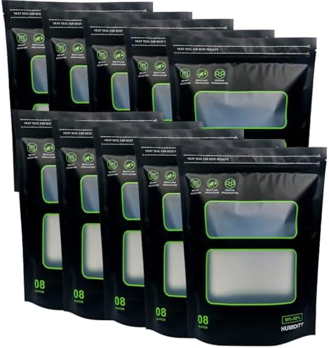 Amazon.com: 5PCS 1 Pound Storage Terp Bags 58%-62% RH 2-Way Humidity ...