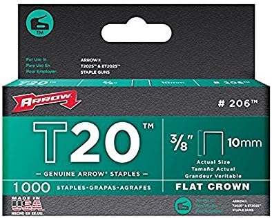 Arrow 206 3/8-Inch Genuine T20 Staples, 1,000-Pack : Amazon.ca: Tools ...