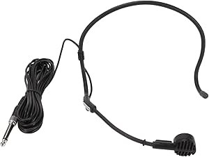 Headset Microphone, Earhook Mic Portable Wired Dynamic Ergonomic Female ...