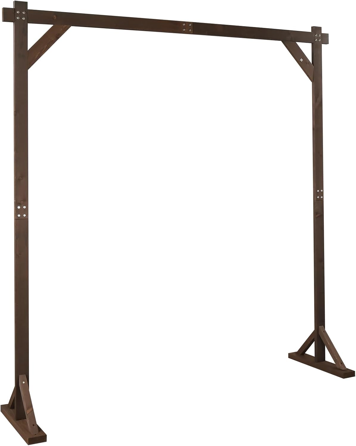 Amazon.com : 7.2FT Wooden Wedding Arch Stand Square Wood Arch Wedding ...