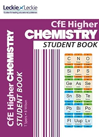 Cfe Higher Chemistry Student Book: SPEIRS: 9780007549290: Amazon.com: Books