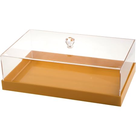 Amazon.com: Glitz Rectangle Acrylic Cake Stand with Dome Lucite Serving ...