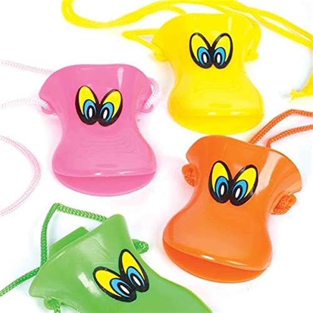 Amazon.com: HAPPY DEALS ~ Duck Beak Quacker Whistle | 12 Pack | Bright ...