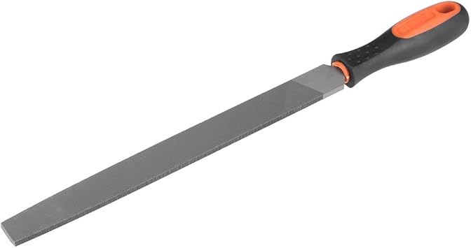 Amazon.com: uxcell Second Cut Grade High Carbon Hardened Steel Flat ...