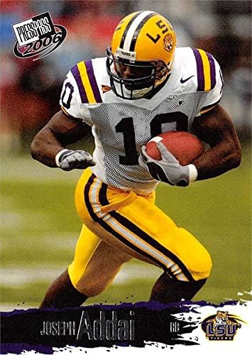 Joseph Addai football card (LSU Tigers) 2006 Press Pass Rookie #12 at ...