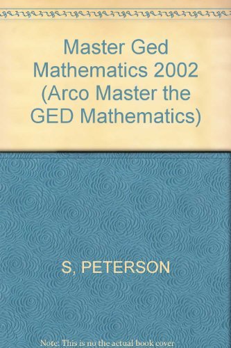 Master the GED Mathematics 1st ed: Arco: 9780768907957: Amazon.com: Books