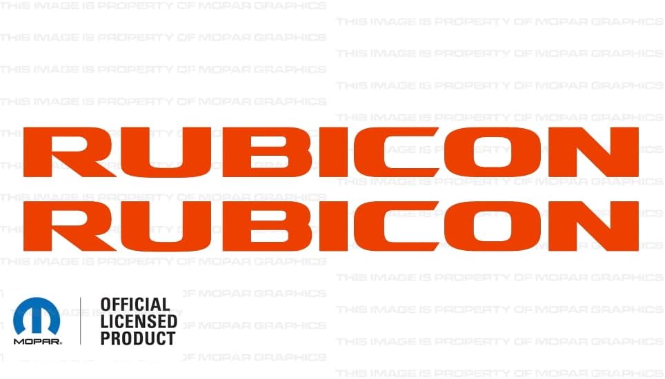 Amazon.com: Decal Mods Rubicon Hood Graphic Decal/Sticker fits Jeep ...