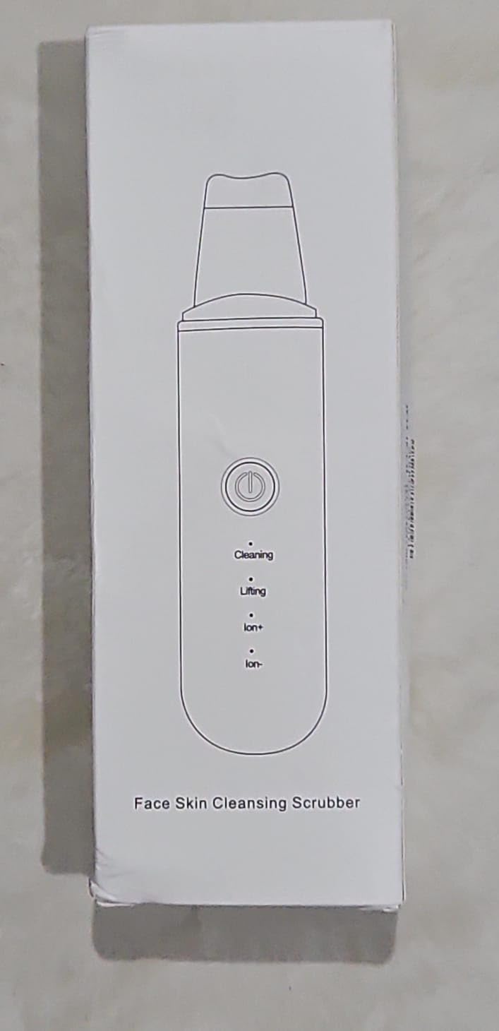 Facial Skin Scrubber Face Spatula with 4 Modes Ultrasonic Scrubber ...