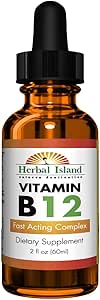 Amazon.com: Generic B12 Liquid Drops Vitamin - 2 fl oz Fast Acting ...