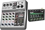 Amazon.com: Aveek Professional Audio Mixer, Sound Board Mixing Console ...