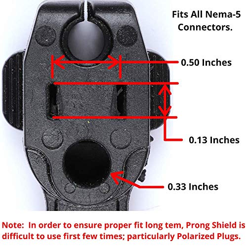 Snapklik.com : Prong Shield Outdoor Plug Cover, Weatherproof Extension ...
