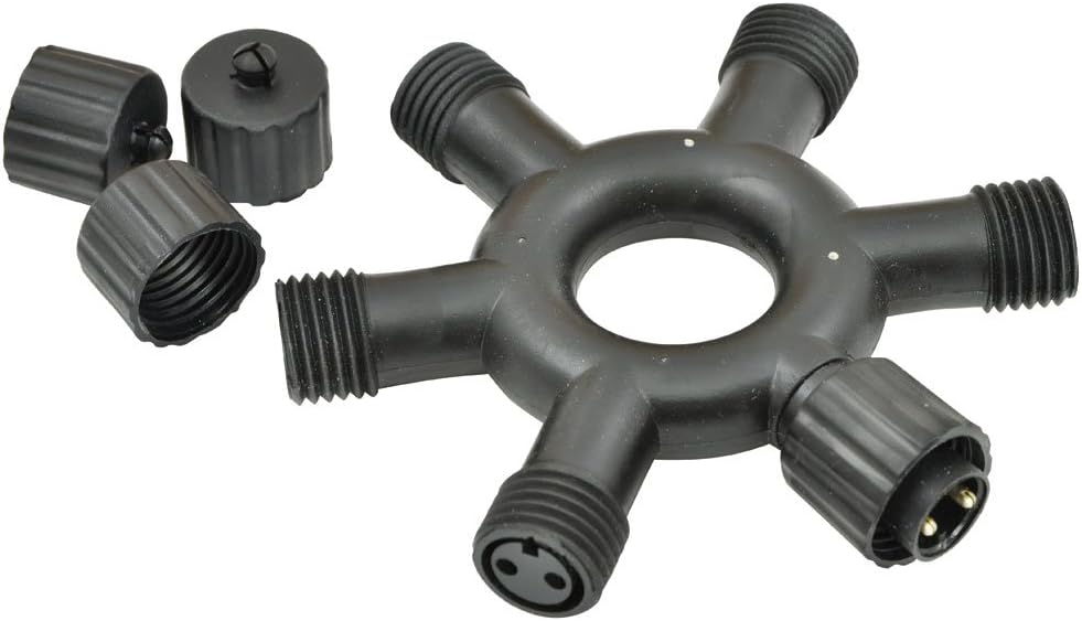 Fluxia 5 Way Outdoor String Light Splitters - Amazon.com