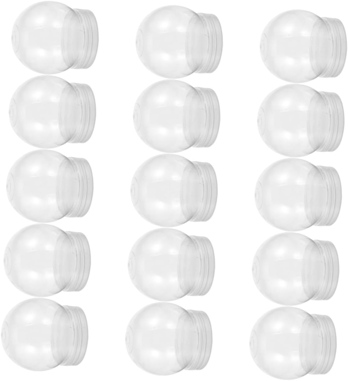 Amazon.com: FONDOTIN 15pcs Clear Water Globes DIY Kit with Cap for ...