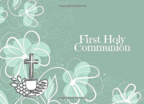 First Holy Communion: Guest Message Book | Keepsake | 100 Pages With ...