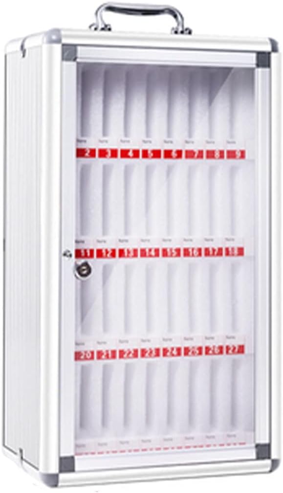 Cell Phones Storage Cabinet, Aluminum Alloy Cell Phones Holder Storage ...