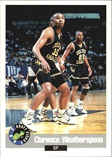 Amazon.com: 1992 Classic #28 Clarence Weatherspoon NBA Basketball ...