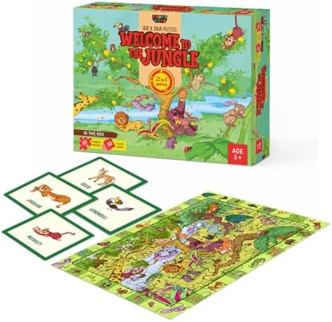 Buy Zappy Tots Jigsaw Puzzle & Game - Welcome to The Jungle ...