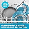 Amazon.com: Gotham Steel Aqua Blue Nonstick Frying Pan Set, 2 Piece Non ...