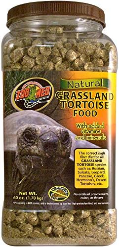 Zoo Med Grassland Tortoise Natural Fiber Food 1.7kg : Amazon.co.uk: Pet ...