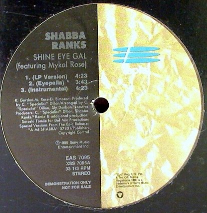 Ranks, Shabba - Shine Eye Gal [Vinyl] - Amazon.com Music