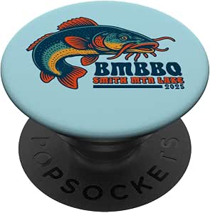 Amazon.com: BMBBQ2025 SML Catfish Logo 2 PopSockets Adhesive PopGrip ...