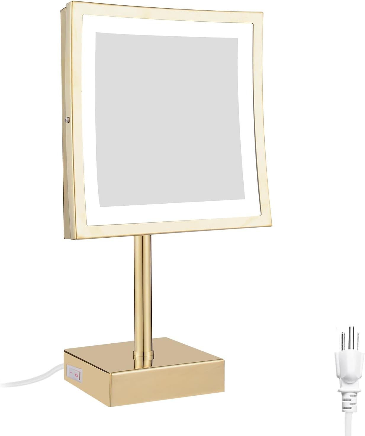 Amazon.com - DOWRY Tabletop LED Lighted 5X Magnifying Makeup Mirror ...