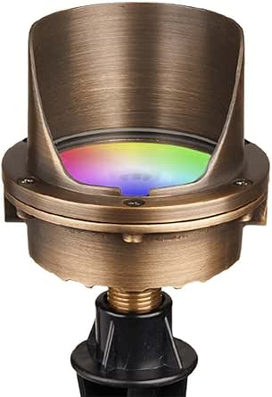 VOLT 12V Waterproof IP68 Color Changing RGBW LED Cold Forged Brass in ...
