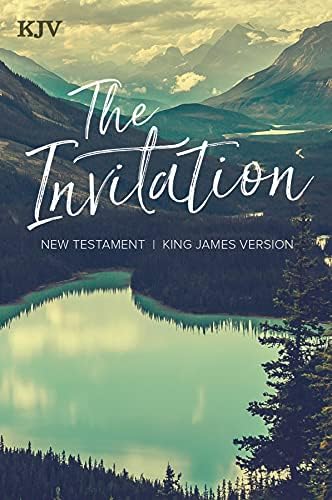KJV The Invitation New Testament, Black Letter, Pure Cambridge Text ...