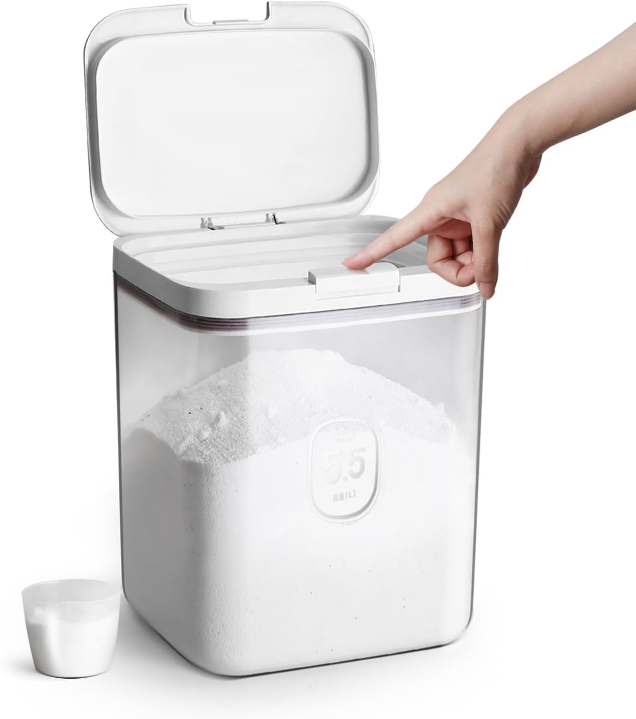 Amazon.com: LivLab Flour Container - 5.5 L /5.81qt/5kg Large Flour ...