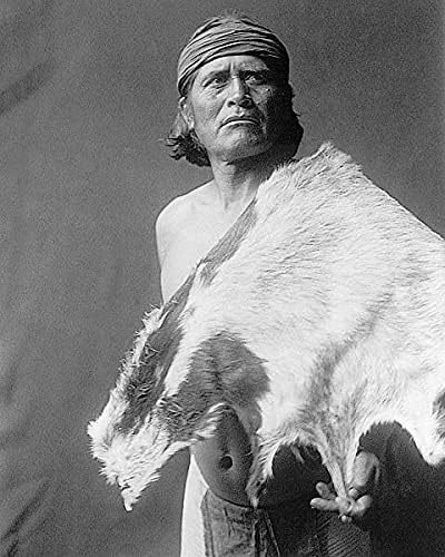 Amazon.com: Hopi Indian Goat Man Edward S. Curtis 1906 8x10 Photograph ...