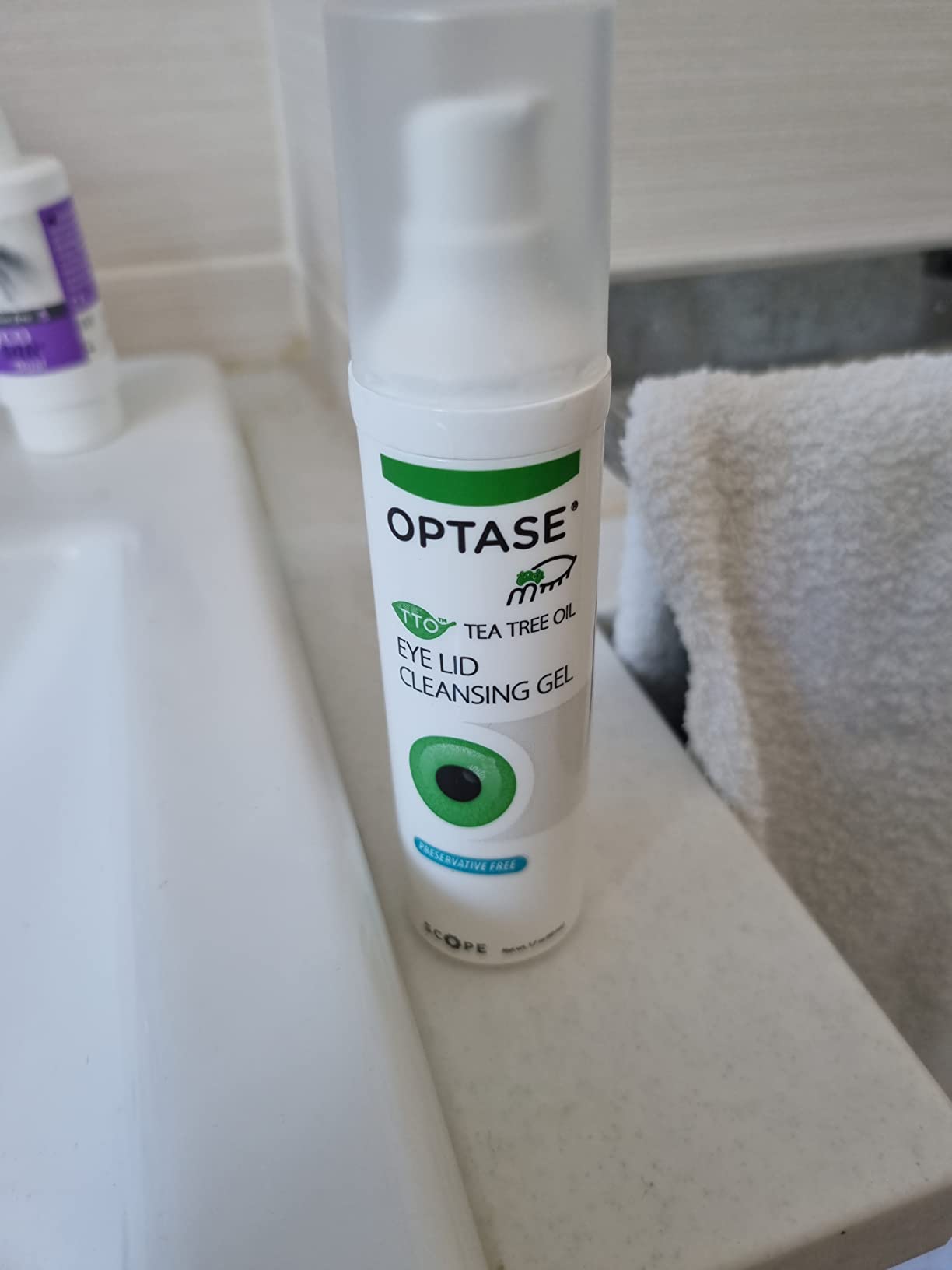Optase Tea Tree Oil Eyelid Cleansing Gel for Daily Eyelid Hygiene ...