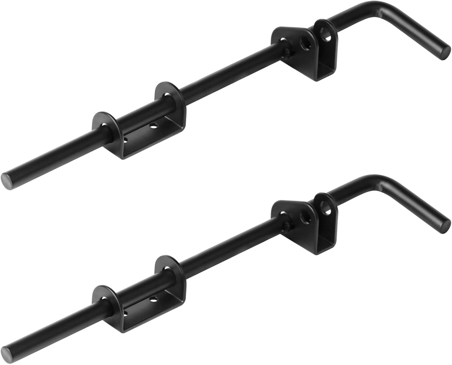 Amazon.com: OTTFF 2 Pack 14" Black Cane Bolt Gate Latch, Steel Ground ...