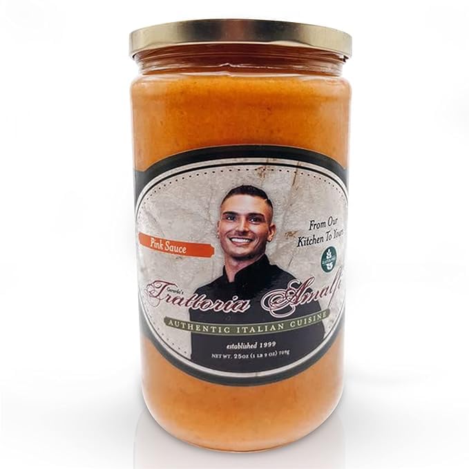 Amazon.com : Trattoria Amalfi Gourmet Authentic Italian Pink Sauce ...