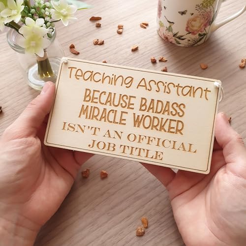 Teaching Assistant Gifts Funny Message TA Appreciation Gift End of Year ...