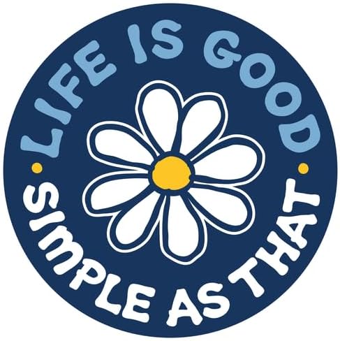 Amazon.com: Life is Good Magnet-Simple as That Daisy Magnet-Darkest ...