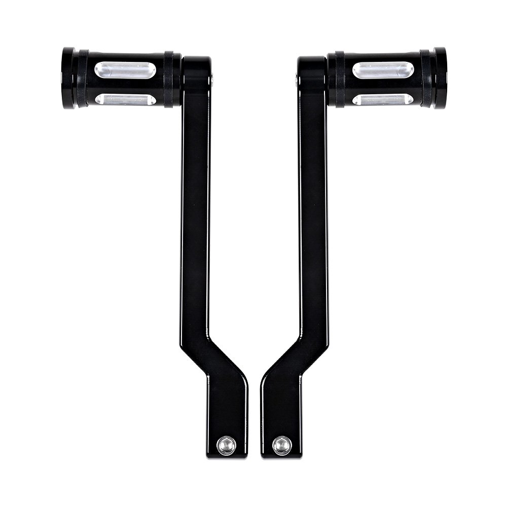 Amazon.com: Pair of Black Edge-Cutting CNC Heel/Toe Shifter Gear Shift ...