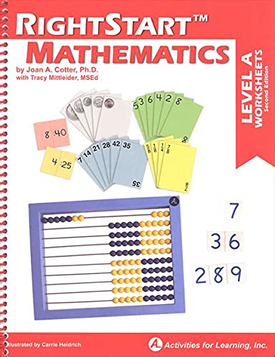 Right Start Mathematics - Level A worksheets (2nd Edition): PhD. Joan A ...