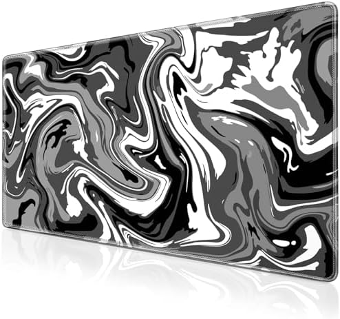 Amazon.com: MEWOOCUE® Gaming Mouse Pad for Desk,Large Cute Black White ...